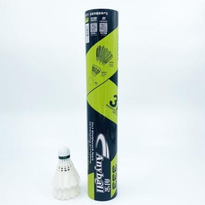 Cina 12PCS Anyball 333 3in1 Training Durable Hybird Duck Feather Shuttlecocks Birdies Badminton in vendita