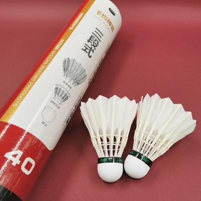 Cina Training Feather Shuttles Badminton Durable Natural Feather Hybrid 3in1 in vendita