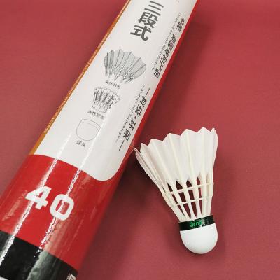 Cina Training Feather Shuttles Badminton Durable Natural Feather Hybrid 3in1 in vendita
