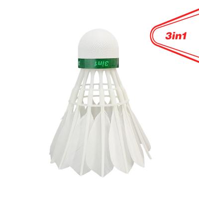 Cina Dmantis Brand D60 Badminton Shuttlecork Durable Stable for Training and Competition Duck Feather Badminton Shuttlecork in vendita