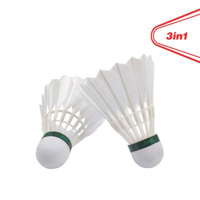 中国 Professional Usage Badminton Shuttlecock Dmantis D75 Model High Level 3in1 Shuttlecock Duck Feather 販売のため