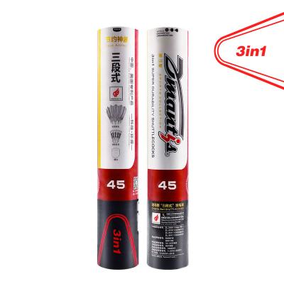 Cina Recommended Premium Durable Badminton Goose Feather Best Shuttlecock for Practice in vendita