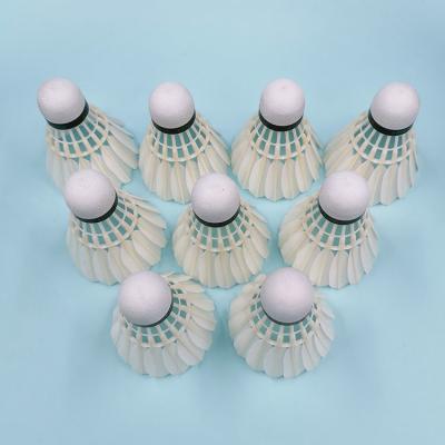 Cina 3in1 Badminton Shuttlecock Miglior Qualità Penna di anatre Shuttlecock ibridi per la competizione in vendita