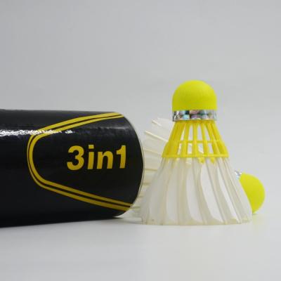 Cina Pelle d'oca di badminton Shuttlecocks con elevata stabilità e durata Palla di badminton in vendita