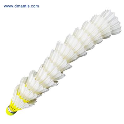 Cina Unico Badminton Shuttlecock Azzurro Giallo Cork Giallo Cornice di Nylon in vendita