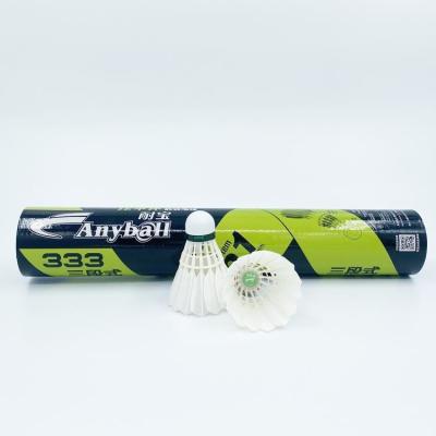 Cina 333 Anyball Brand China Factory High Quality Shuttlecock Durable Stabile Buona qualità in vendita