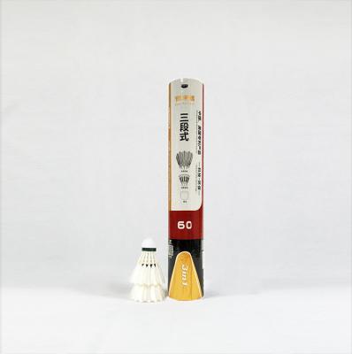 Cina Dmantis D60 Shuttles Super Durable Natural Badminton Feather Shuttlecock per allenamento e competizione in vendita