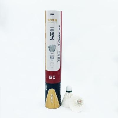 Cina 3in1 Shuttlecock ibrido D60 Cina fabbrica Custom OEM Disponibile Piuma di anatra Shuttlecock di badminton in vendita