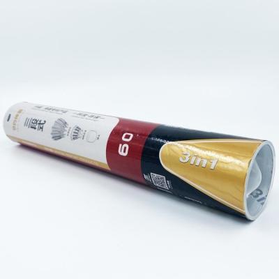 中国 中国の工場 3 in 1 バドミントン シャトルコック 高品質のアヒルの羽 Dmantis D60 プロバドミント 販売のため