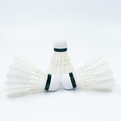 China Dmantis D75 Profesional de Bádminton Shuttlecock de alto nivel 3 en 1 Pluma natural en venta