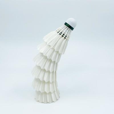 Cina Badminton Shuttles White Duck Feather Shuttlecocks 3in1 Shuttlecocks di badminton in vendita