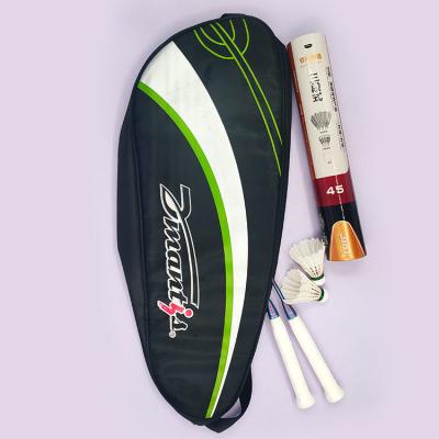 Cina Badminton Set Full Graphite Carbon Fiber Badminton Racket with Hybrid Shuttlecocks Set in vendita