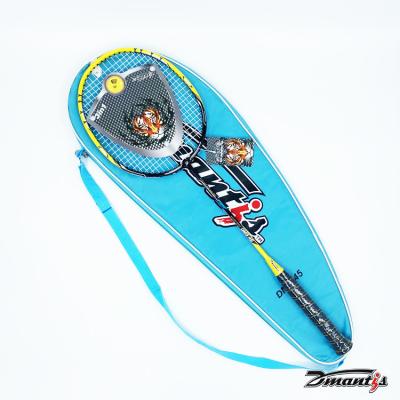 Cina Dmantis High Quality Customized Logo Half Carbon Graphite Badminton Racket Racquet DMS45 in vendita
