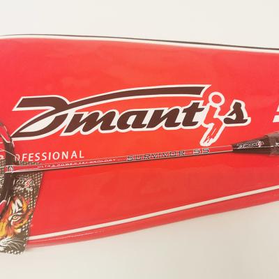 Cina Carbon Badminton Racket Customized Design Factory Price DMS55 with String and Cover Bag in vendita