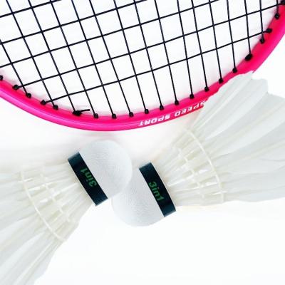 Cina D7 OEM Badminton Racket Offensive Type Full Carbon Fiber Racket in vendita