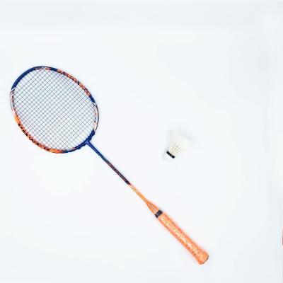 Cina Hot Sale High Quality Nylon String Badminton Racket Outdoor Carbon Fiber Badminton Racket D9 Model in vendita