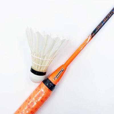 Cina 4u Light Carbon Graphite Fiber Badminton Racket Raquets 85g Built In T Joint Rackets 35lbs in vendita