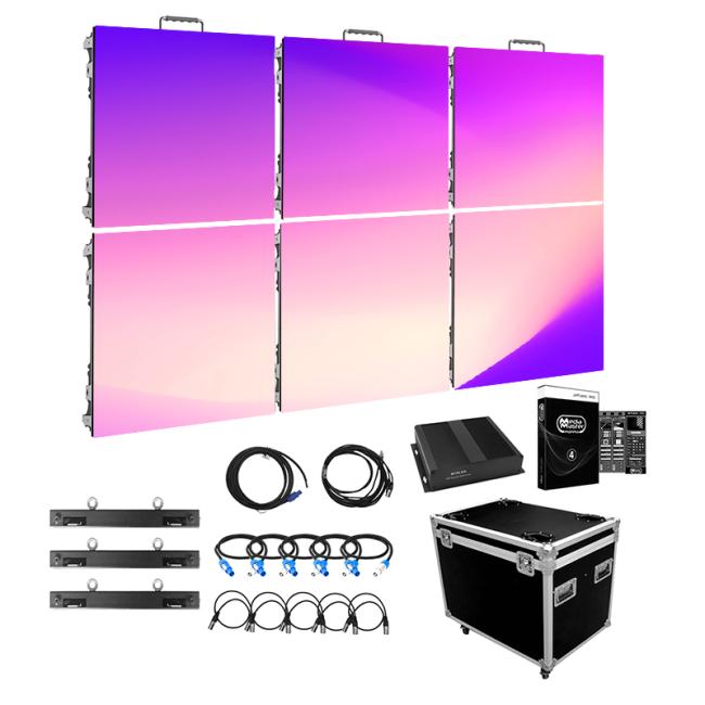 Ultra Thin Stage Background Party LED Display Indoor LED Video Wall Dj Booth LED Screen 8