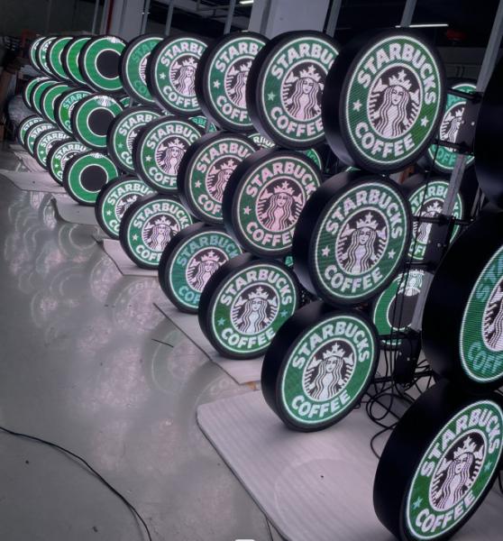 Quality Restaurant P4 Full Color 600mm Round Led Display Logo Screen Panel Board for sale