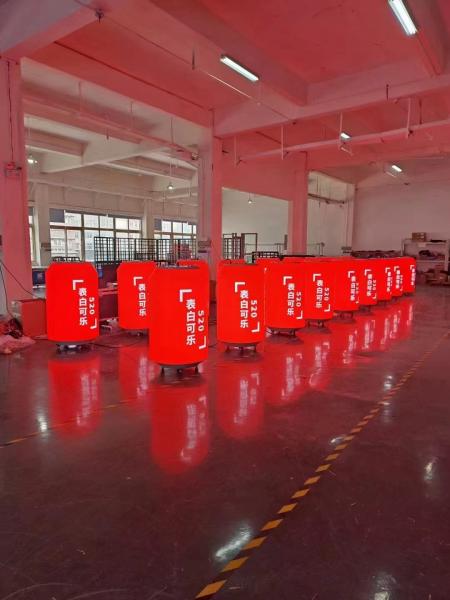 Quality Indoor Advertising Flexible Led Display Screen Beer led display Cola led screen for sale