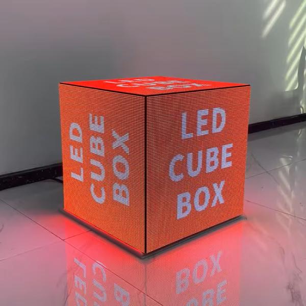 Quality 5 Face Creative LED Display Cube led display For Exhibitions for sale
