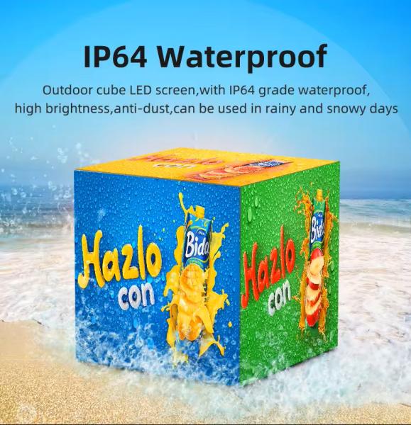 Quality 5 Face Creative LED Display Cube led display For Exhibitions for sale