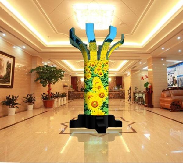 Quality RGB Full Color Flexible Transparent Led Screen Soft Module P1.875 for sale