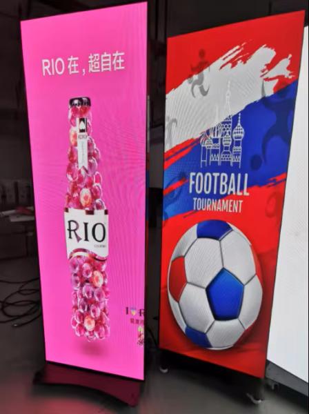 Quality Digital Backlit P2.5 Poster LED Display Frame Energy Saving SMD1415 for sale