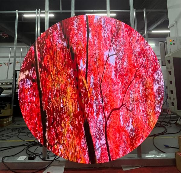 Quality OEM 1800mm Round Led Display Indoor Full Colour P3 Outdoor Led Screen for sale