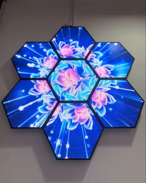 Quality Hotel GOB Hex Led Display Panel Screen Full Color 600mm P4mm for sale