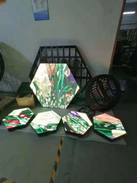 Quality Hotel GOB Hex Led Display Panel Screen Full Color 600mm P4mm for sale