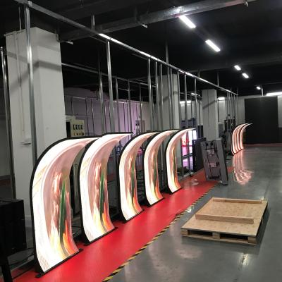 Quality P2.5 Bendable Led Screen Display Soft Module Fullcolour Flexible led display OEM for sale