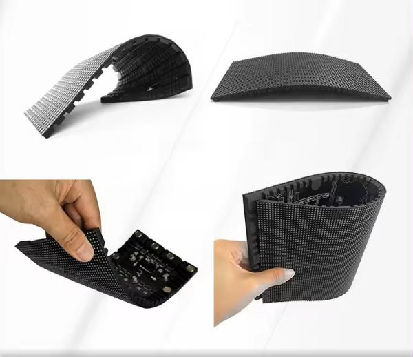 Quality Programmable Cylinder Flexible LED Display Screen P1.25 SMD1010 for sale