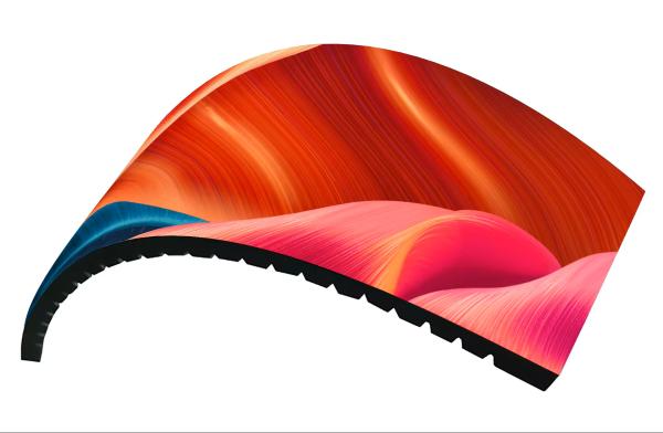 Quality P1.57 Bendable Led Display Soft Module Screen SMD1010 ODM for sale