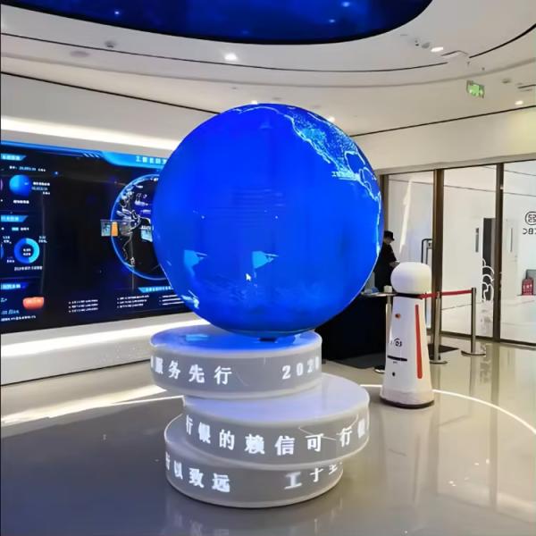 Quality P2.5 1.5m Spherical Led Display Screen Sphere Flexible Transparent Led Screen for sale