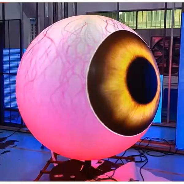 Quality P2.5 1.5m Spherical Led Display Screen Sphere Flexible Transparent Led Screen for sale