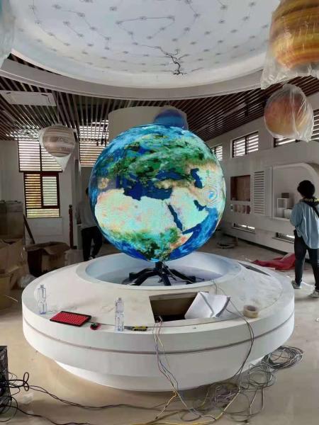 Quality Flexible P2.5 1.2m Sphere Ball Led Display Screen SMD1515 for sale