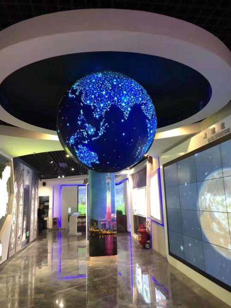 Flexible Dome Spherical Led Display Balls Bildschirm 1M 2M 2.5M 3M Für Museen