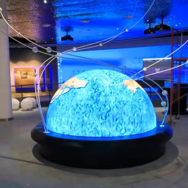 Flexible Dome Spherical Led Display Balls Bildschirm 1M 2M 2.5M 3M Für Museen