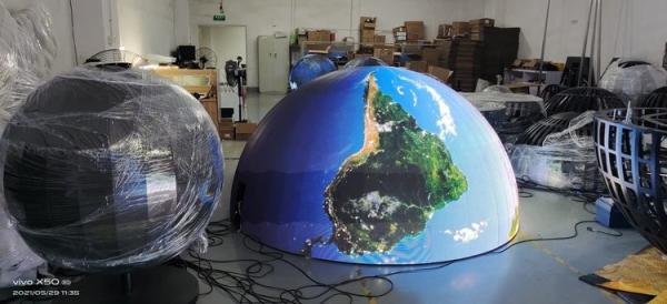 Quality Seamless Ball Led Sphere Screen Display 1m P2 Wall Mounted for sale