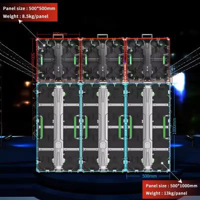 China Ultra Thin Stage Background Programmable Display Board FHD Led Display DJ Booth for sale
