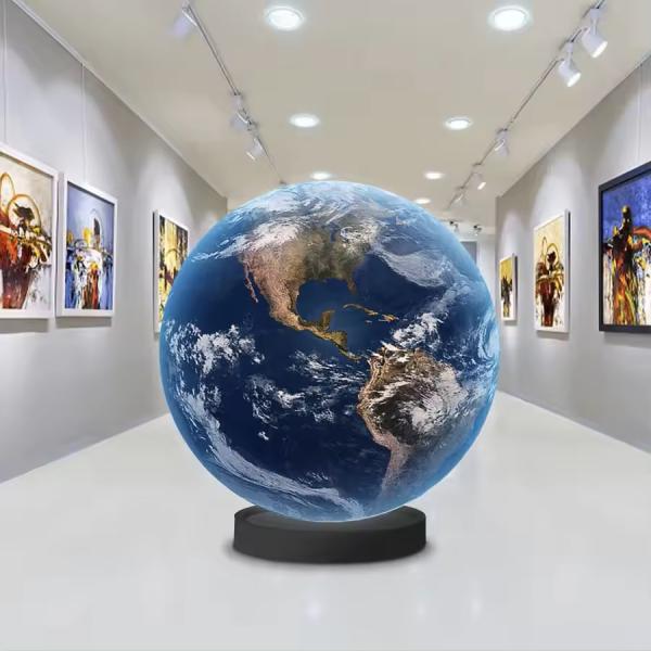 Quality Customized Ball Globe Spherical Led Display Screen 1m 3m 4m 5m OEM for sale