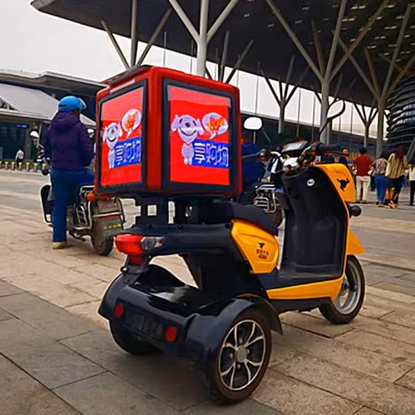 Quality Customized Full Colour Creative LED Display Takeaway Box For Food Delivery 5V for sale