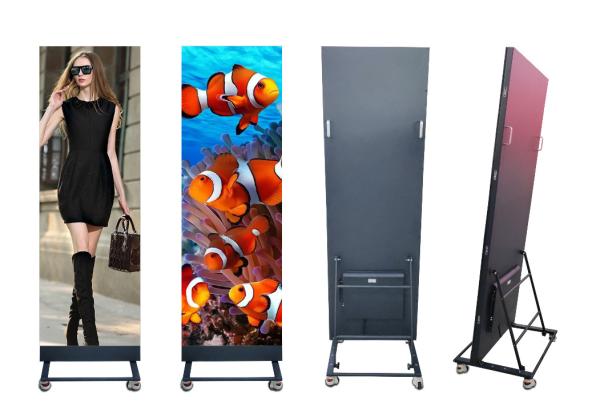 Quality Indoor Standing LED Poster Display with High Definition Digital Signage and SMD1515 Lamps for sale