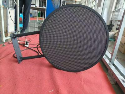 Cina P4 dia-600mm schermo LED rotondo esterno schermo LED LOGO esterno in vendita