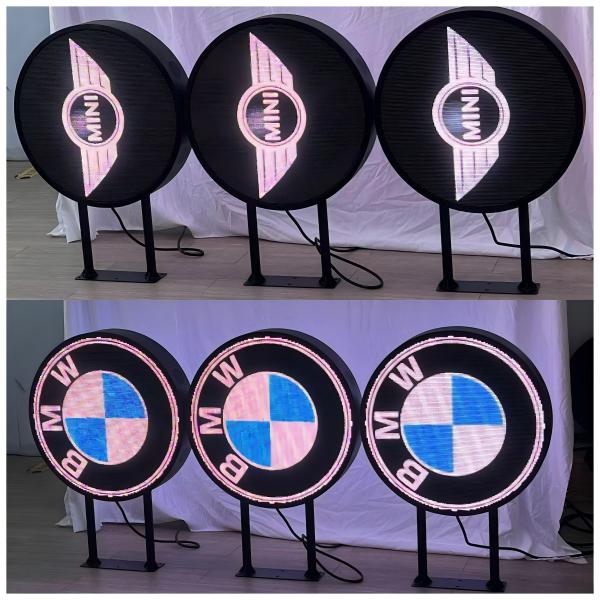 Quality Round Led Display P4.28 dia-600mm Double Sided Circular LED Display for sale