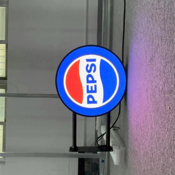 Signo de LED con logotipo de círculo personalizado Logotipo de LED Pantalla P4 pantalla LED redonda
