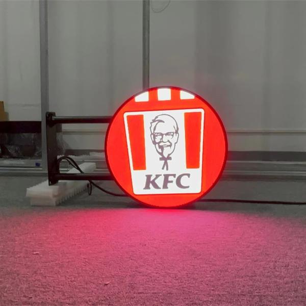 Signo de LED con logotipo de círculo personalizado Logotipo de LED Pantalla P4 pantalla LED redonda