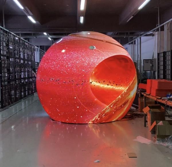 Quality Customized LED Spherical Ball Light Screen LED Video Sphere Screen Display for sale