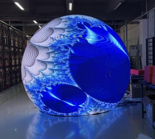 Quality Customized LED Spherical Ball Light Screen LED Video Sphere Screen Display for sale